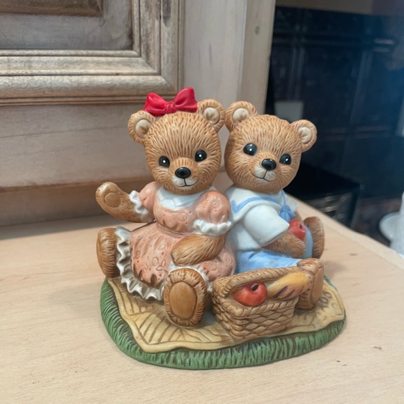 Homco | Accents | Vintage Homco Bears Picnic Bears | Poshmark